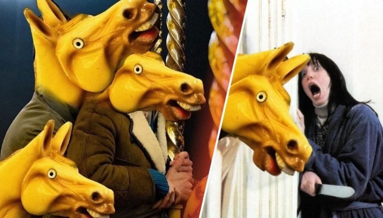 A Carousel Horse Steals the Show: Florence Pugh and Andrew Garfield ...